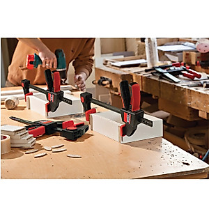 BESSEY EHK SERIES - 300 lb Clamping Force - 06 in - EHKL06 Trigger Clamp Set - 3.125 in. Throat Depth - Wood Clamps, Tools, & Equipment for Woodworking, Carpentry, Home Improvement, DIY