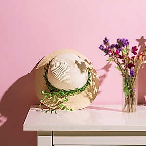 Naidiler 265 Ft Leaf Ribbon, Artificial Vines Leaves String Trim Ribbon Wild Jungle Botanical Greenery for Baby Shower Party Wedding Home Wreaths & DIY Craft