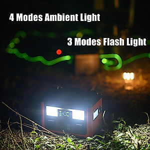 HSECPTOW 600W Portable Power Station, 299Wh Battery Backup w/ 2 x 600W (Peak 1200W) AC Outlets & 15W Wireless Charging, 9-Ports Outdoor Generator, 65W USB-C, Solar Generator for Emergencies Camping RV