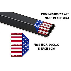 ipi-100 16" (1 Pack): Parking Aid, Heavy Duty, Easy to Install, Peel & Stick - Only 1 Needed per Vehicle– Mom and Dad and USA Decals Included – Great Gifts