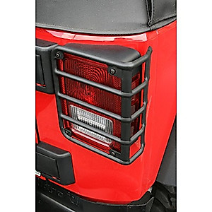 Rugged Ridge 11226.01 Euro Guard Kit, Tail Light, Black; 76-06 Jeep CJ/Wrangler YJ/TJ