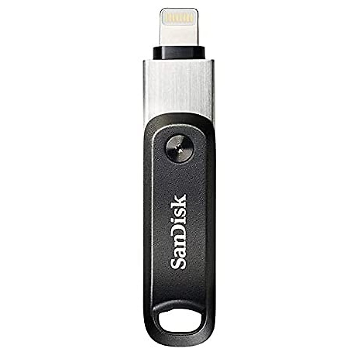 SanDisk 256GB iXpand Flash Drive Go for iPhone, iPad, Computer, Laptop - USB 3.0 Dual Drive with Reversible Lightning/TypeA Connectors SDIX60N-256G-GN6NE Bundle with 1 Everything But Stromboli Lanyard