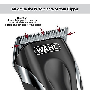 Wahl Premium Hair Clipper Blade Lubricating Oil for Clippers, Trimmers, & Blade Corrosion for Rust Prevention – 4 Fluid Ounces – Model 3310-300