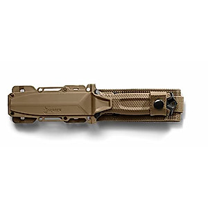 GERBER StrongArm Fixed Blade Knife with Serrated Edge - Coyote Brown