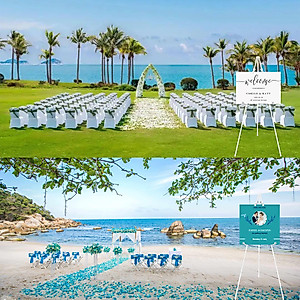 63" Instant Easels Stand for Wedding Sign & Posters,Adjustable Metal Easels for Display Painting Canvas,Folding Tripod with Portable Bag by JoyYeux,Black 1Pack