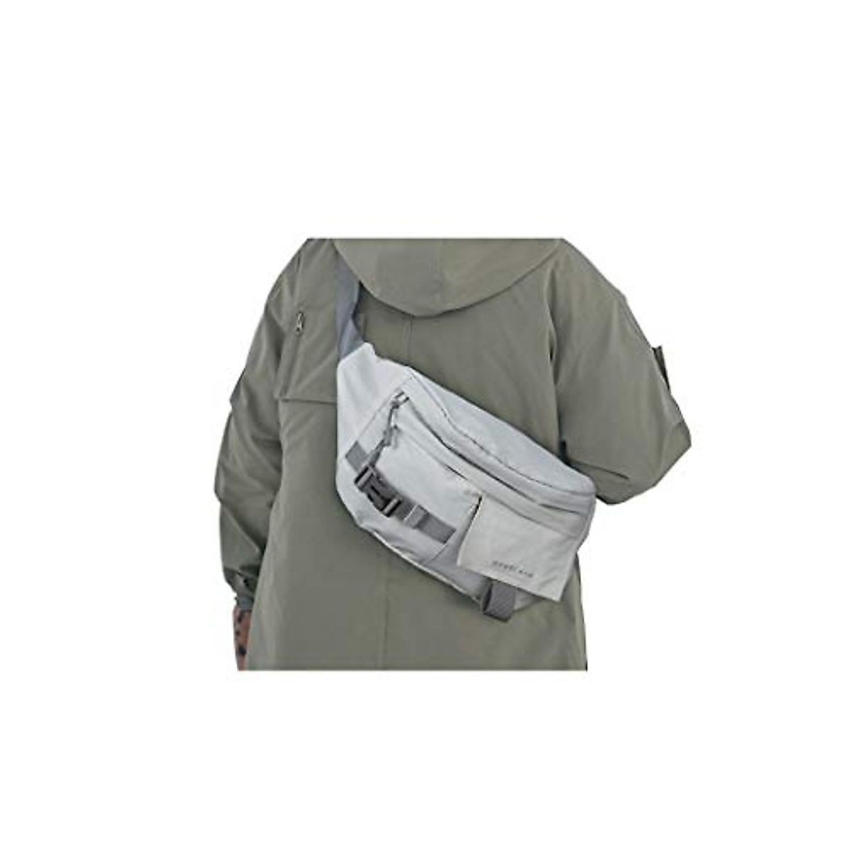 Large Fanny Pack for Women Men,Waterproof Waist Bag Pack with Adjustable Strap for Travel Sports Hiking Running,Military Plus Size Fanny Packs,White