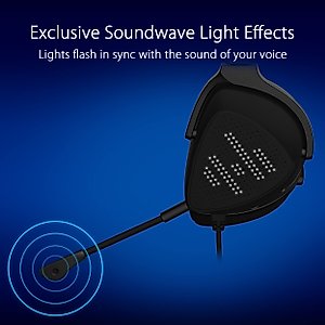 ASUS ROG Delta S Animate Gaming Headset | Customizable AniMe Matrix LED Display, AI Noise-Canceling Mic, Hi-Res ESS 9281 Quad DAC, Lightweight, USB-C, For PC, Mac, PS5, Switch and Mobile Devices,Black