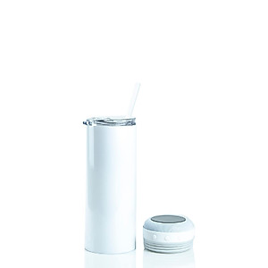 Hogg 20oz Sublimatable Wireless Speaker Tumbler 2.0 DIY, Customizable, Add Logo, Vinyl, Alcohol Ink, or Glitter & Epoxy To Any Cup