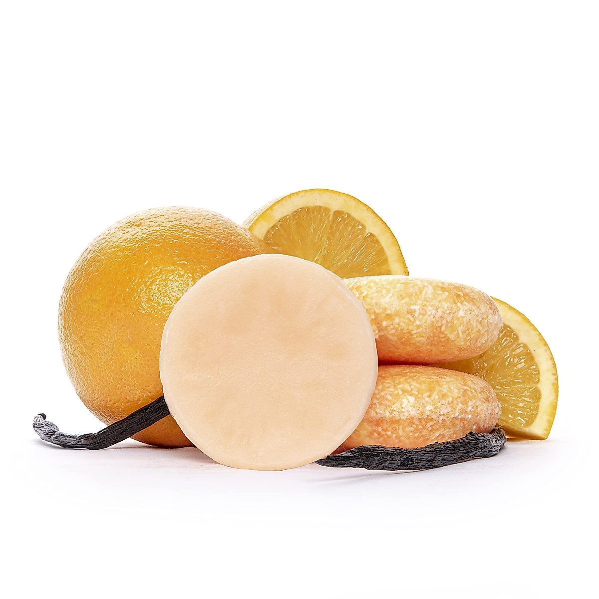 Sweet & Sassy Shampoo + Conditioner Bars: Includes 1 Shampoo, 1 Conditioner. Made in the USA. Natural, Organic, SLS Free, Safe for Color Treated Hair. Sunkissed