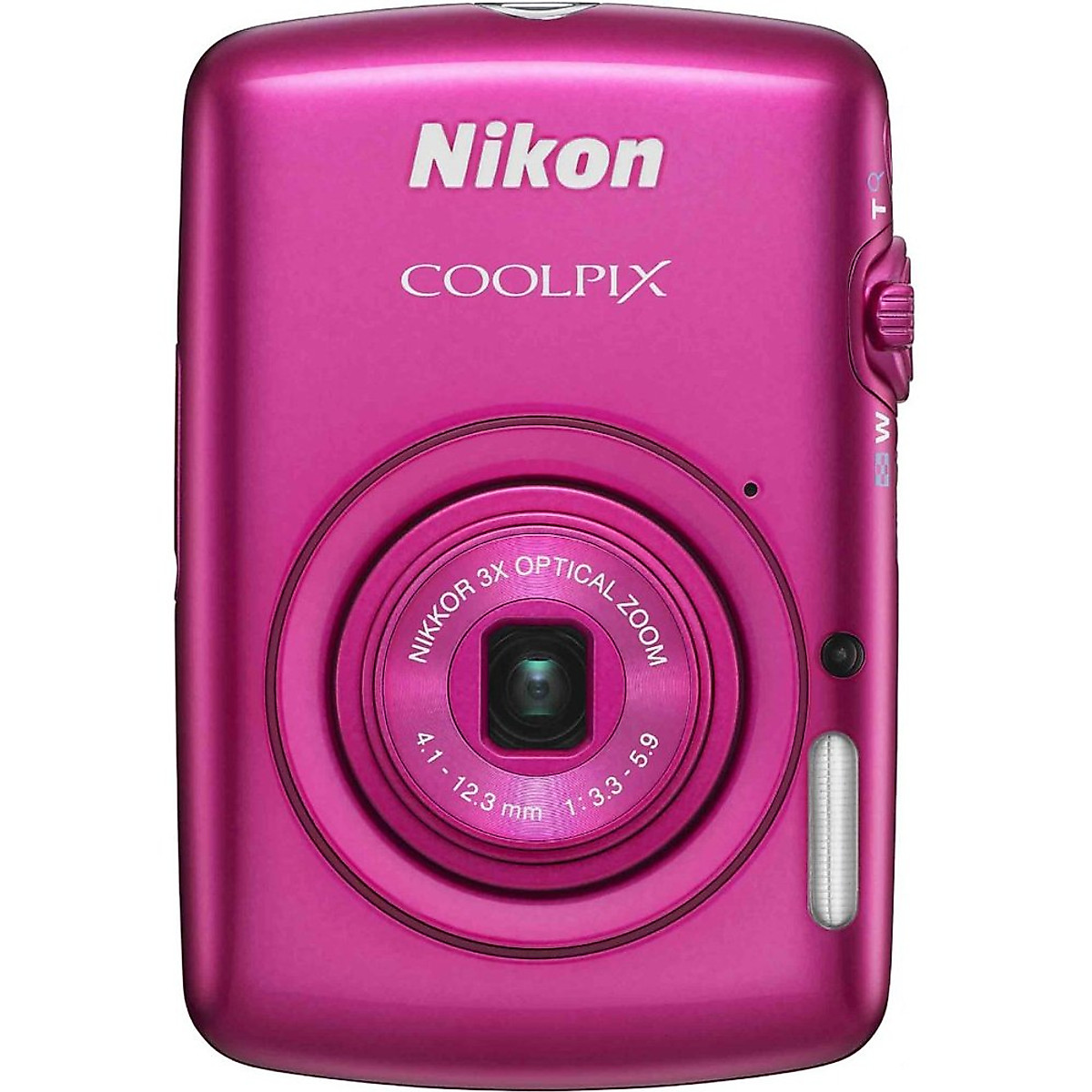 Nikon COOLPIX S01 10.1 MP Digital Camera with 3x Zoom NIKKOR Glass Lens (Pink) (Old Model)