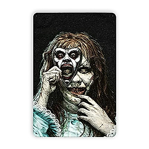 Gellyposter Metal Tin Signs Creative Tin Sign Classic Horror Movie Funny Novelty Metal Sign Retro Wall Decor for Home Gate Garden Bars Restaurants Cafes Office Store Pubs Club Sign Gift6x8 Inch