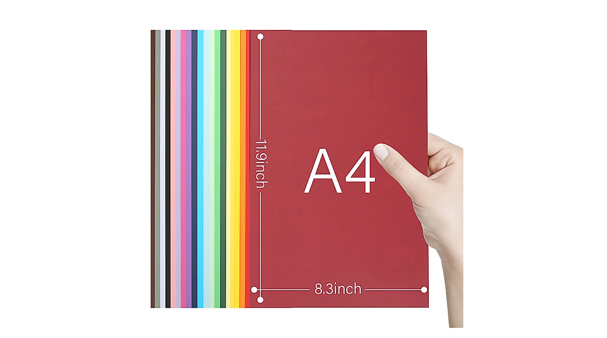 Heavyweight Construction Paper Set - 20 Colors for Arts & Crafts