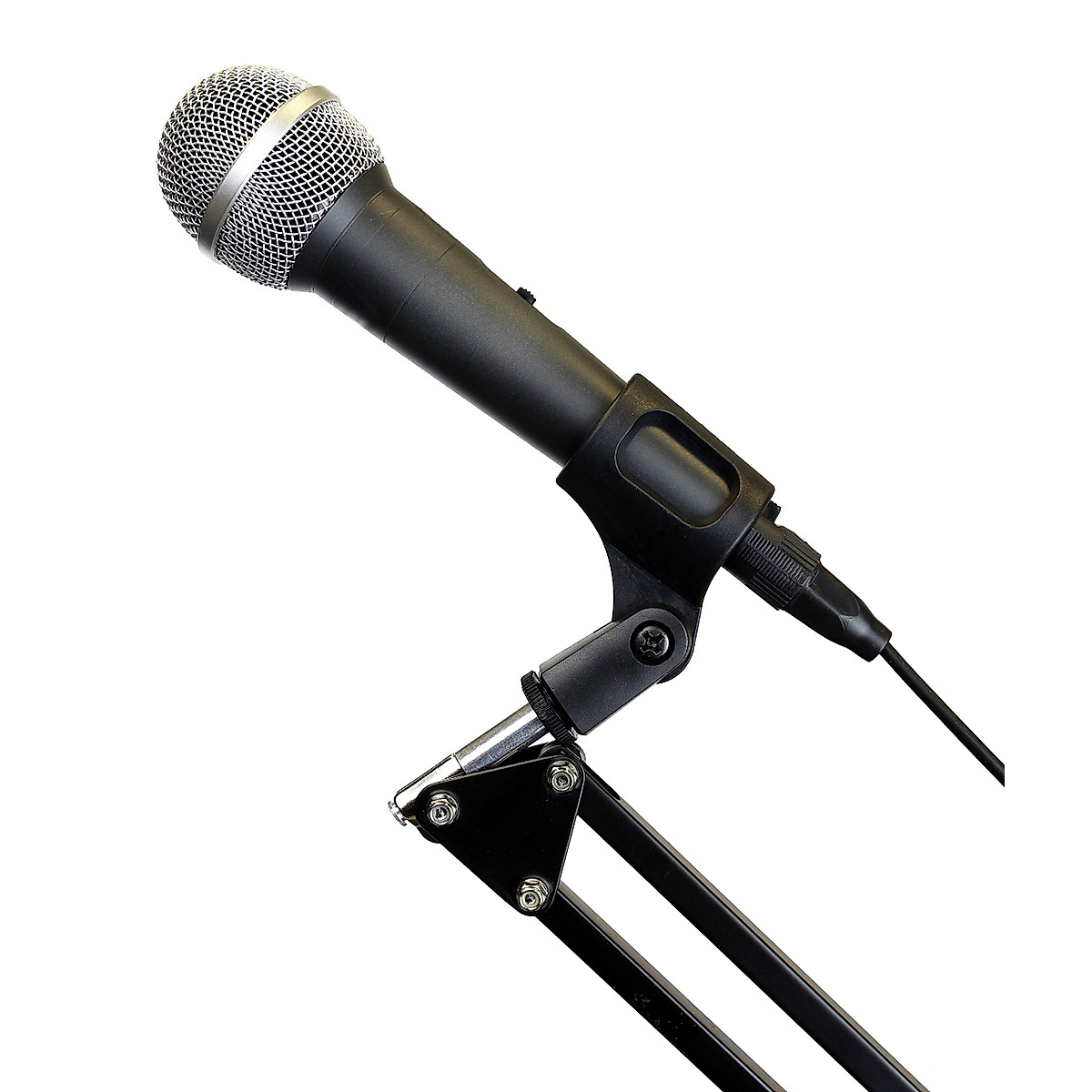 RockJam Heavy Duty, Desk Mounting Mic Scissor Arm Microphone Stand RJMS050