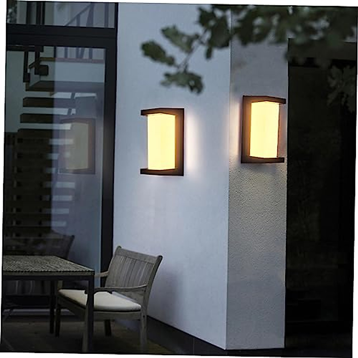Uonlytech Garden Wall Light Exterior Outdoor Wall Lights Outdoor Sconces Wall Lighting Outdoor Landscape Lights Landscape Lights for Lawn Bathroom Night Light LED Wall Lights Yard Light LED