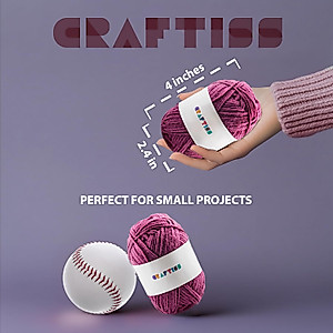 Сrochet Kit 16x20g Acrylic Yarn Skeins with 2 Hooks, 2 Weaving Needles and 4 Stitch Makers - 700 Yards of Soft Yarn for Crocheting and Knitting Craft Project, Assorted Starter Yarn Bulk Pack