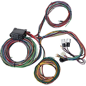 12-Circuit Aftermarket Wiring Harness & 125 Piece Grommet Kit
