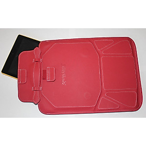 Encore, 10" Sleeve Bag with Stand (Red). Help Kids Carry iPad & Tablet. Tablet Carrying Bag Travel Bag Protection Stand.