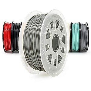 Gizmo Dorks Low Odor ABS 3D Printer Filament 3mm (2.85mm) 1kg, Gray