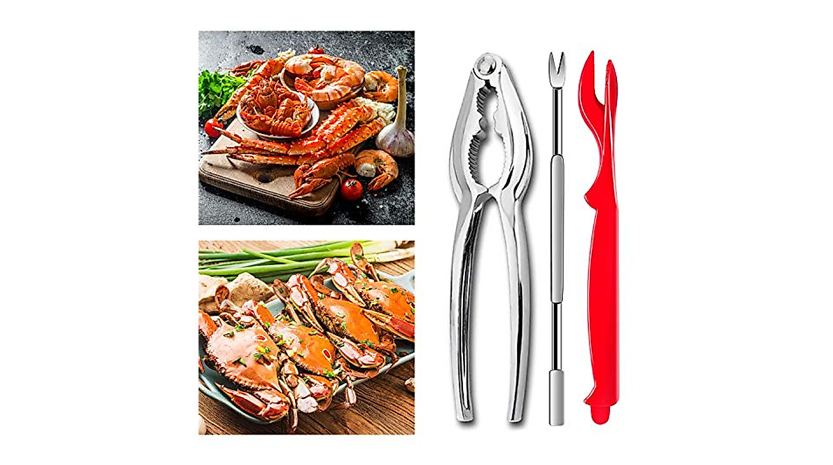24Pcs Seafood Tools Set - Crackers & Forks for Lobster