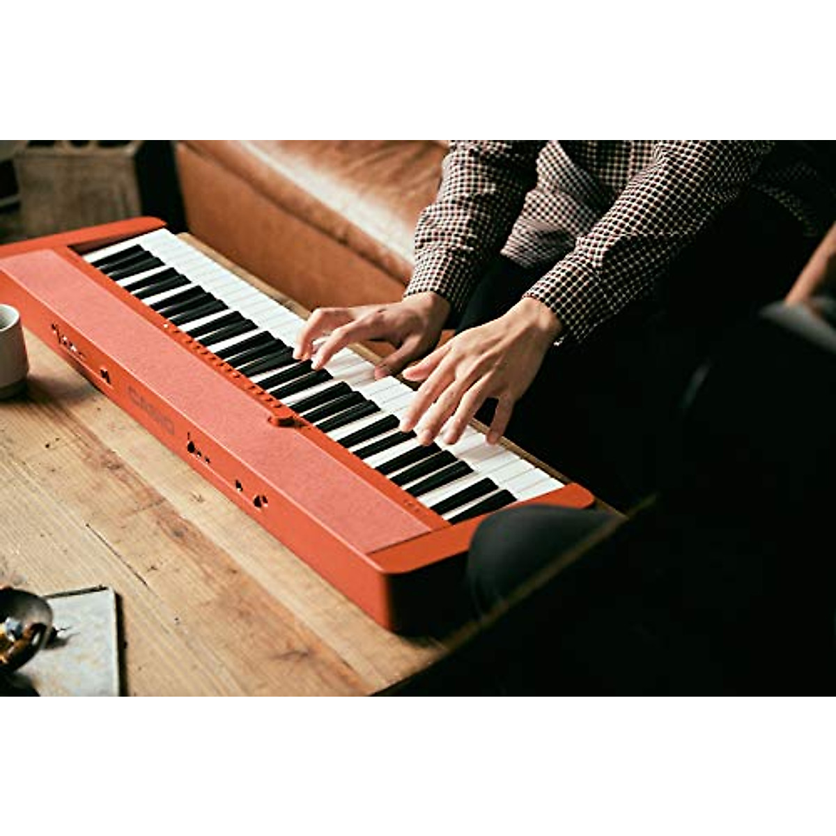 Casio Casiotone CT-S1RD 61-Key Portable Keyboard (Red)