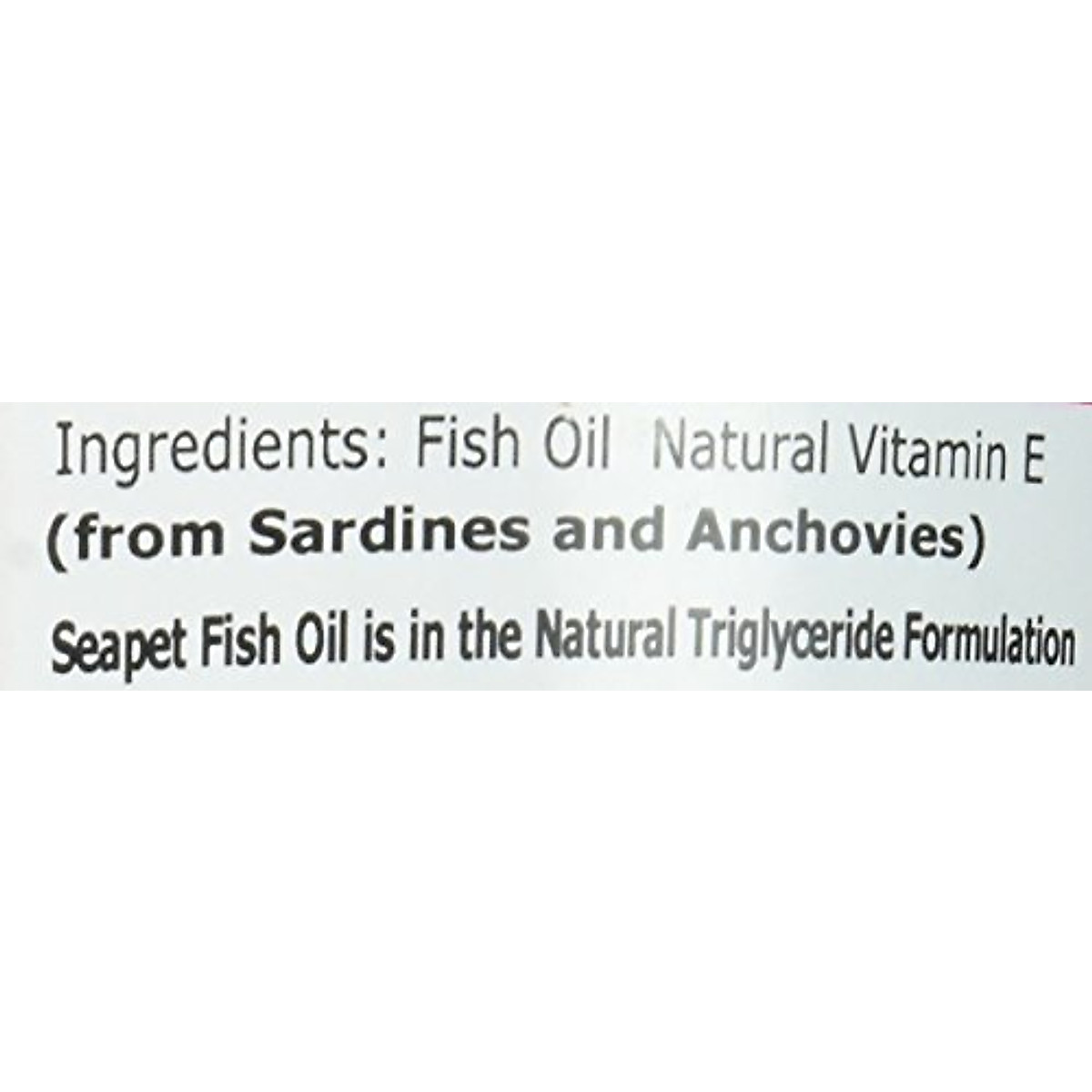 Sea Pet Omega Plus Fish Oil with Natural Vitamin E (16 oz)