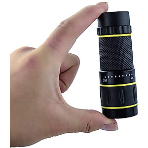 10x22 High Power Life Waterproof Monocular Compact with Smartphone Adapter BAK4 Prism FMC Lens Monocular for Adult Bird Watching, Outdoor Hunting, Travel