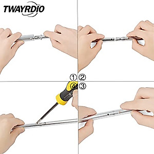 TWAYRDIO CB Base Station Antenna, Heavy Duty 20Feet 100W 27MHz Base Antenna for 10Meter 11Meter CB Radio Transceiver
