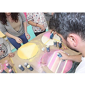 Pintyplus Aqua Spray Paint - Art Set of 8 Water Based 4.2oz Mini Spray Paint Cans. Ultra Matte Finish. Perfect For Arts & Crafts. Spray Paint Set Works on Plastic, Metal, Wood, Cardboard