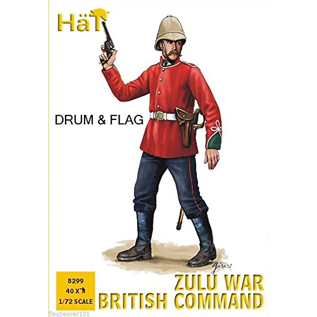 HAT 8299 1/72 1/72 Zulu War British Command 40 Pieces .HN#GG_634T6344 G134548TY86623