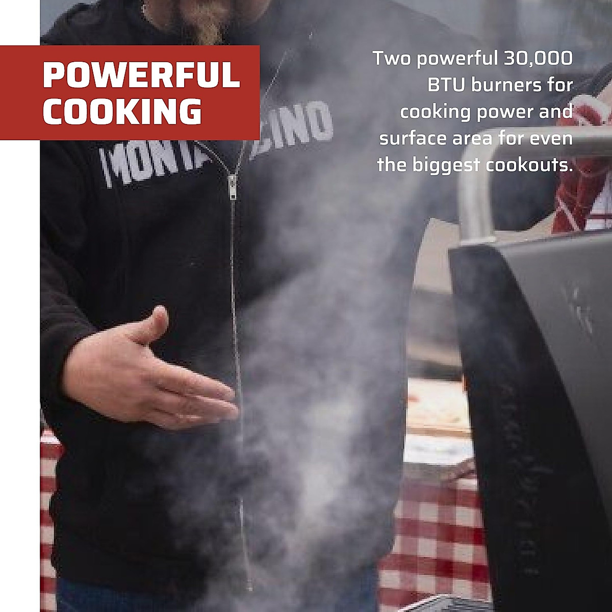 Camp Chef Guy Fieri's Pro 14 Bundle & More - Pro60X Bundle for Outdoor Cooking - Double Burner Stove - 12" Cast Iron Skillet - 1-Burner BBQ Box - Fry Griddle - Chef's Utensil Set