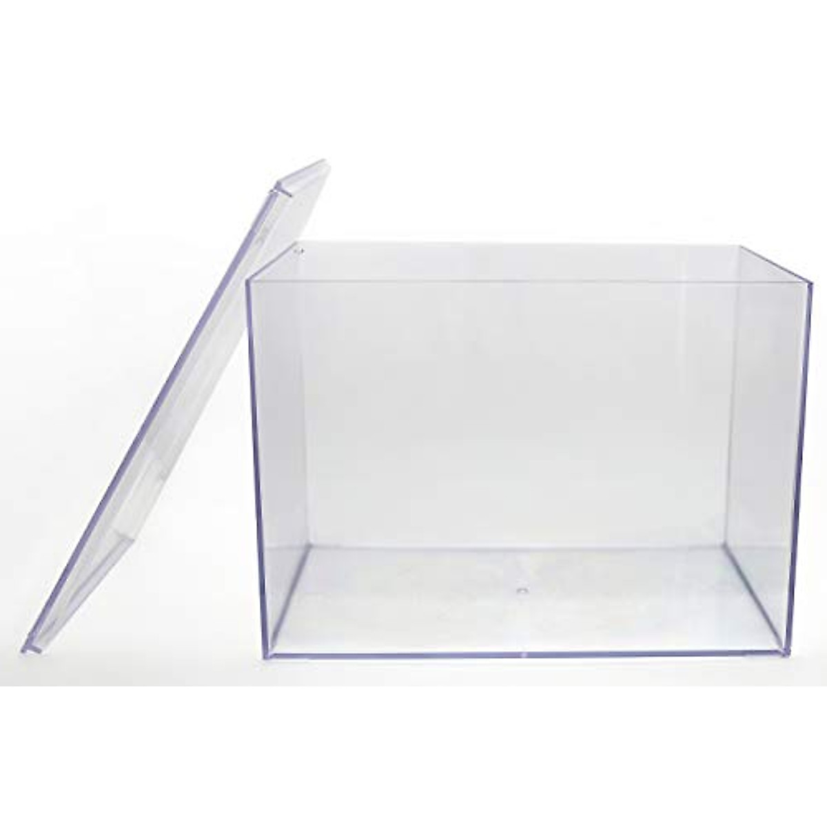 Gary Plastic Packaging Clear Rigid Plastic Box, 12 1/2" x 8 1/2" x 8 1/2"