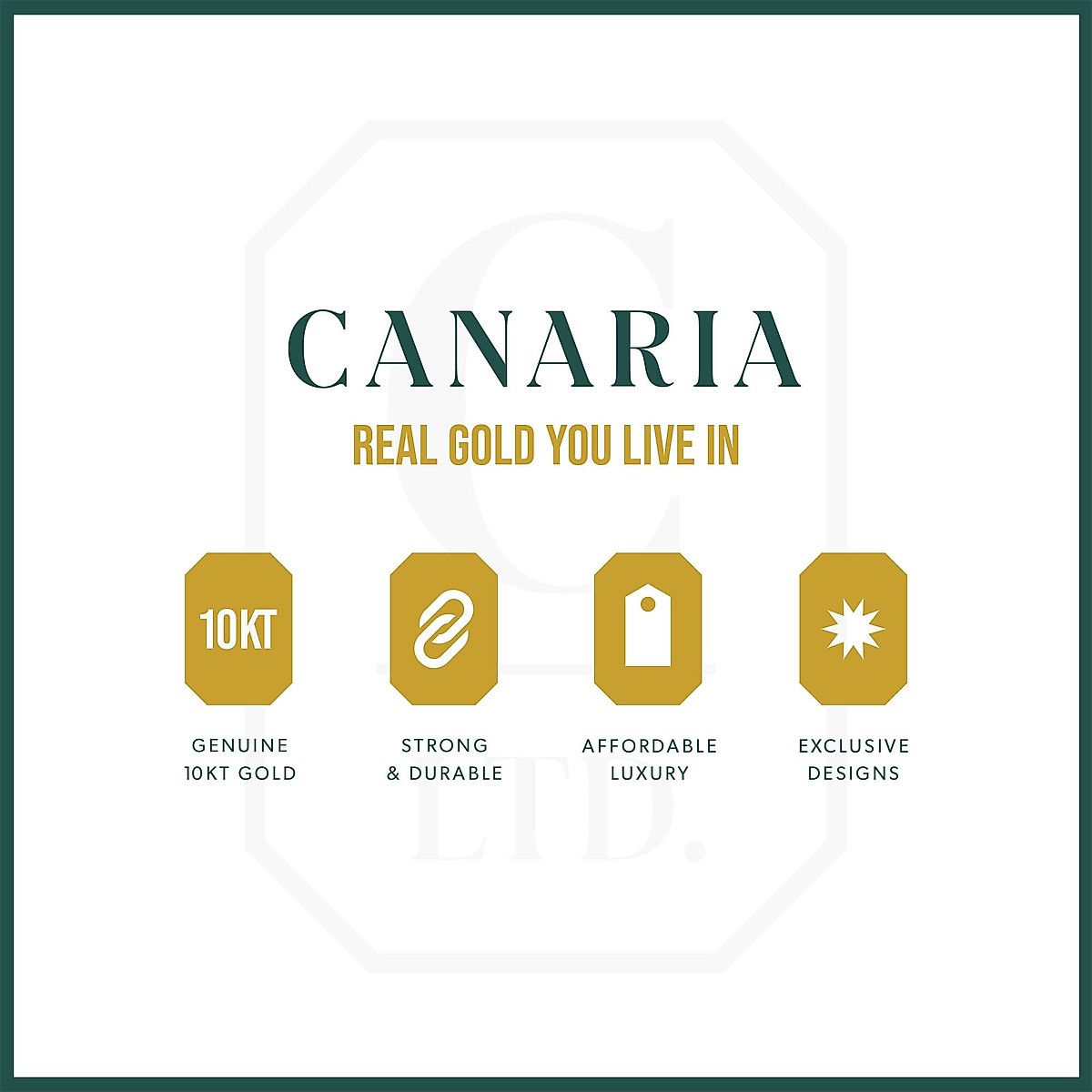 Canaria 0.90 ct. t.w. Emerald Ring With Diamond Accents in 10kt Yellow Gold. Size 6