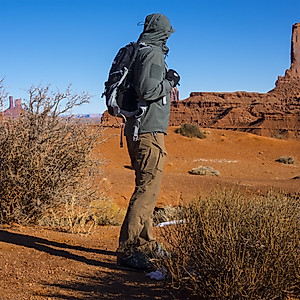 Helikon-Tex OTP Outdoor Tactical Pants - Water Resistant Ripstop Mens Cargo Pants - Outback Line - Lightweight, Hiking, Law Enforcement, Work Pants, Shadow Grey VersaStretch Lite Waist 42 Length 30