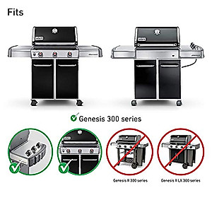 DcYourHome 7528 Cooking Grates for Weber Genesis E and S Series 300 E310 E320 S310 S320 Gas Grills, 304 Stainless Steel Grid 2 Pack for Pit Boss PB700 Series Grates 19.5 x 12.9 x 0.6