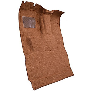 Replacement Auto Carpet Floor Liner - Molded Cutpile - fits 1974-1979 Ford F-100 Extended Cab 2WD Automatic C-6 Trans Column Shift (Medium Doeskin)
