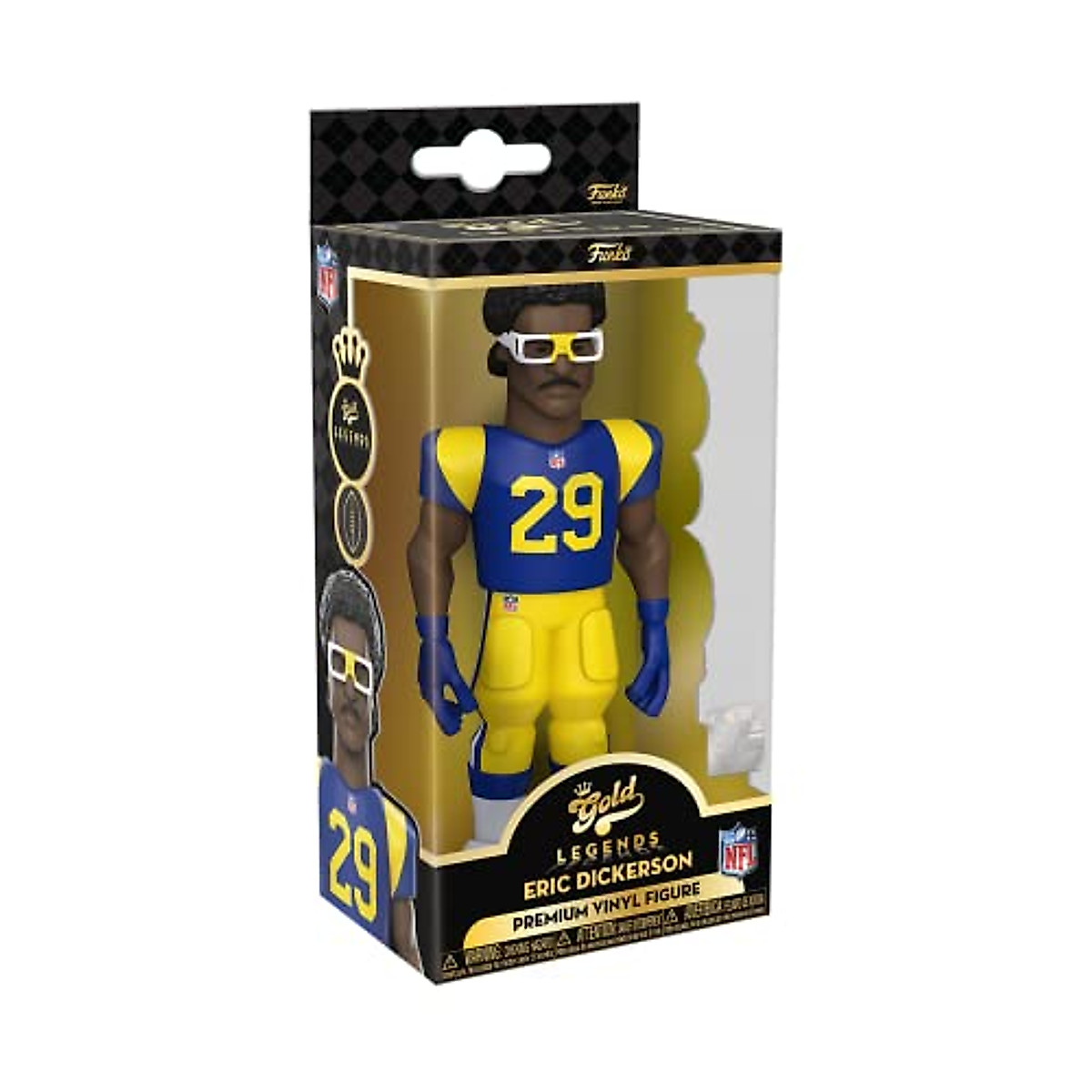Funko Gold Vinyl: NFL Legends: Los Angeles Rams - Eric Dickerson, 5" Premium Vinyl Figure, Chance of Chase