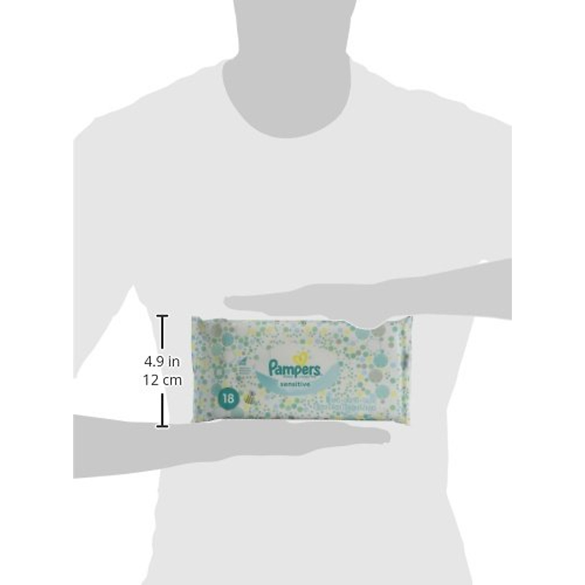 Pampers Sensitive Baby Wipes Travel Pack - 18ct