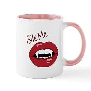 CafePress Bite Me. Mugs Ceramic Coffee Mug, Tea Cup 11 oz