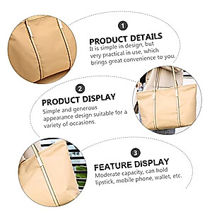 TENDYCOCO 1pc Shoulder Bags Canvas Shoulder Bag Canvas Tote Bags Tote Bag for Women Tote Bag Girls Single Shoulder Pouch Handbag Women Casual Bag All-match Shoulder Pouch One-shoulder Bag