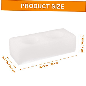 Cabilock 6 pcs Takeaway Cup Holder Dish Carrier Coffee Shop Carrier Disposable Drink Carrier Coffee Cup Holder can Carrier Foam Drink Carrier Holder Drink White Pearl Cotton Milk Tea