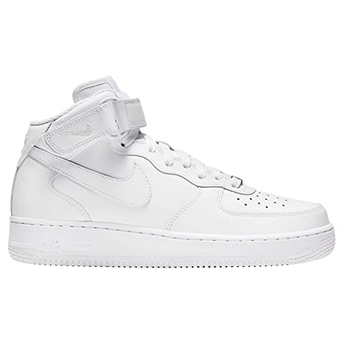 Nike Womens WMNS Air Force 1 '07 Mid DD9625 100 - Size 10W White/White-White
