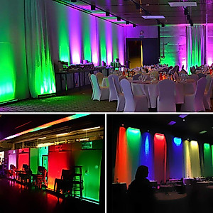 LED Stage Light Bar DMX - 40IN 60W 224LEDs RGB DJ Light Bar Sound Activated Auto Program Strobe 54 Modes DMX Light Bar Pixel Strip for DJ Party Concert Music Live Show Christmas Stage Lighting