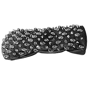 Black Skull Rivet Covers,Waterproof PU Wood Protective Cover Accessory(L)