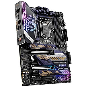 MPG MPG Z590 Gaming Force Gaming Motherboard (ATX, 11th/10th Gen Intel Core, LGA 1200 Socket, DDR4, PCIe 4, CFX, M.2 Slots, USB 3.2 Gen 2, DP/HDMI, Mystic Light RGB)