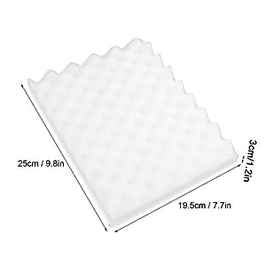 Hztyyier 2Pcs Flower Sponge Tools Waved Shape Fondant Dry Flowers Mat Pad for Cake Candy Decor Cooking Decorations