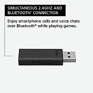 Sony-INZONE H7 Wireless Gaming Headset, Over-Ear Headphones with 360 Spatial Sound, WH-G700 (Renewed)