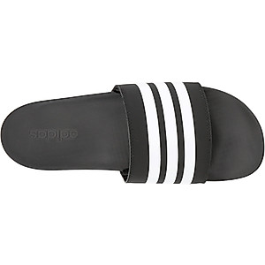 adidas Men's Adilette Comfort Slides Sandals, Core Black, 11