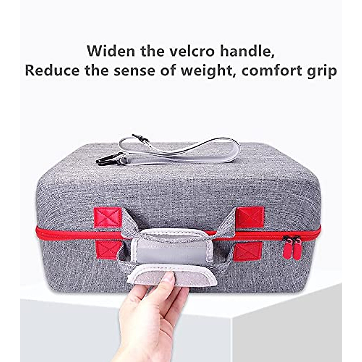 KANG YU Storage Carrying Case Hard Shell Compatible with PS5,Waterproof shoulder bag Compatible with Playstation 5 Console , Storage Controllers, Cables and Other Accessorie