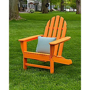 POLYWOOD AD4030WH Classic Outdoor Adirondack Chair, White