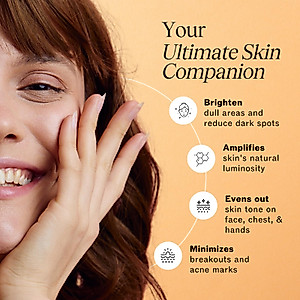 LilyAna Naturals Dark Spot Corrector - Dark Spot Remover for Face - Brightening Face Serum for Women and Men - Niacinamide and Licorice Root -1oz